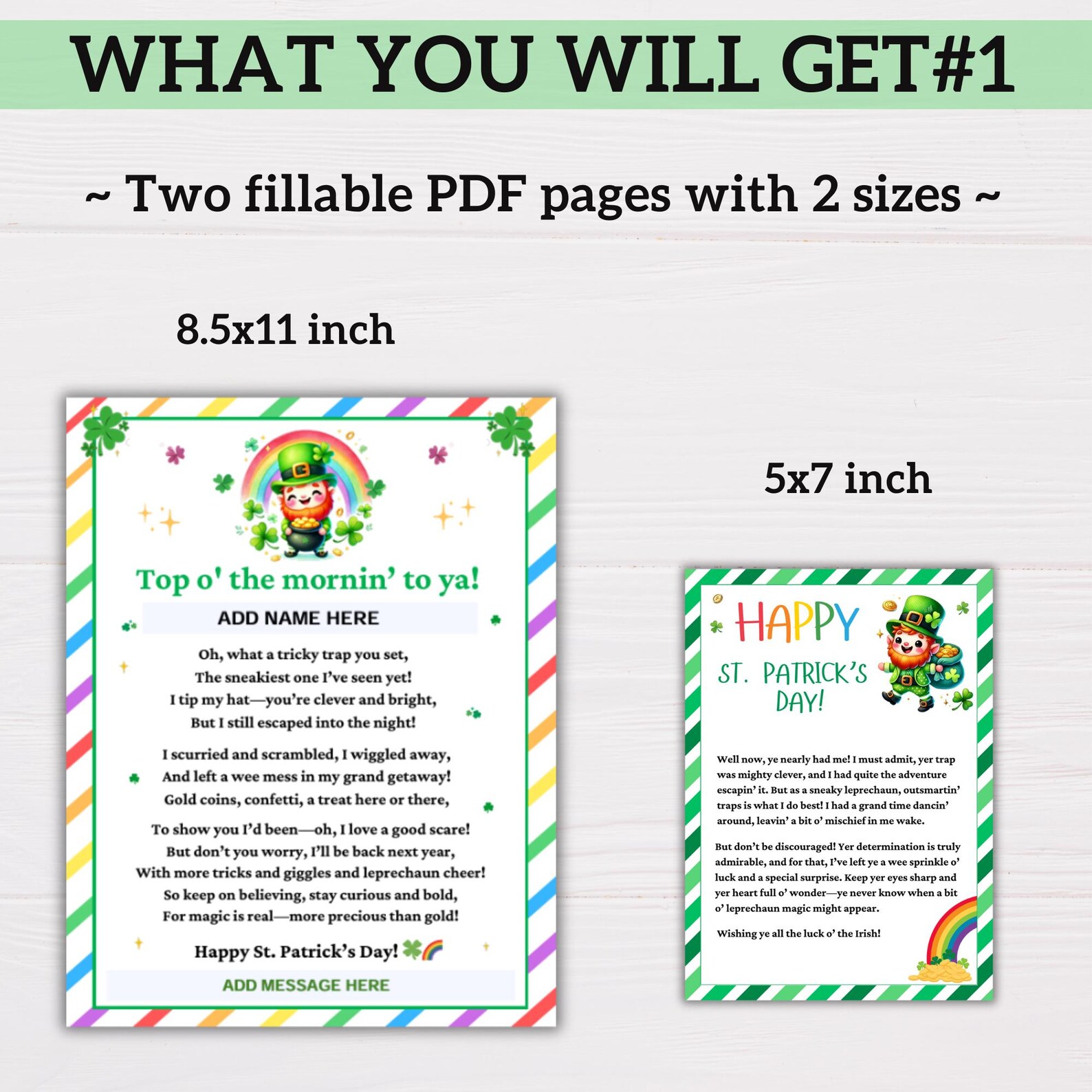 Editable Leprechaun Letter for Kids, Leprechaun Trap, Letter From ...
