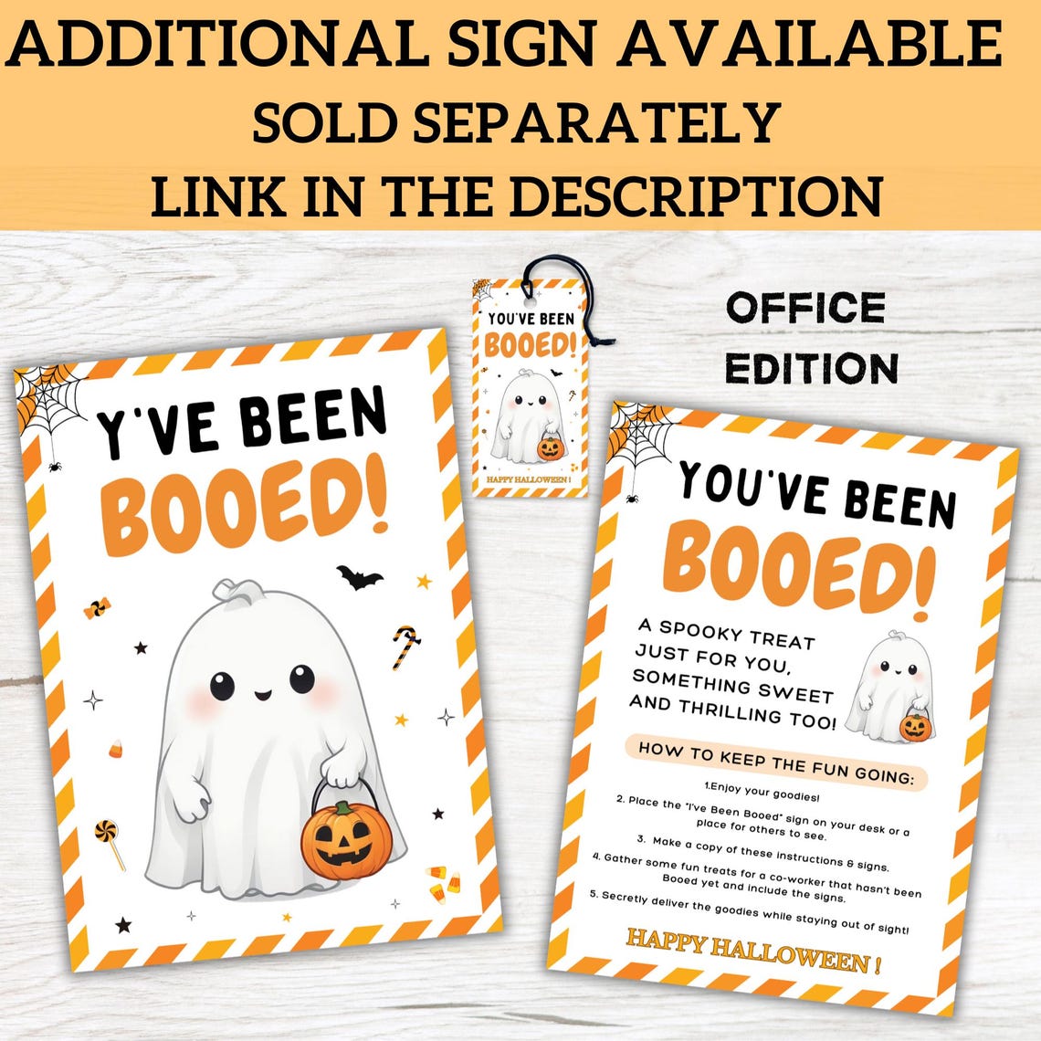 Office You've Been Booed Sign, I've Been Booed Coworker Edition ...