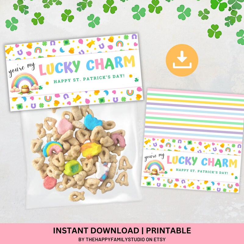 Lucky Charm Bag Tags - Etsy