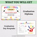 Preschool Graduation Bundle, Graduation Invitation, Graduation Program ...