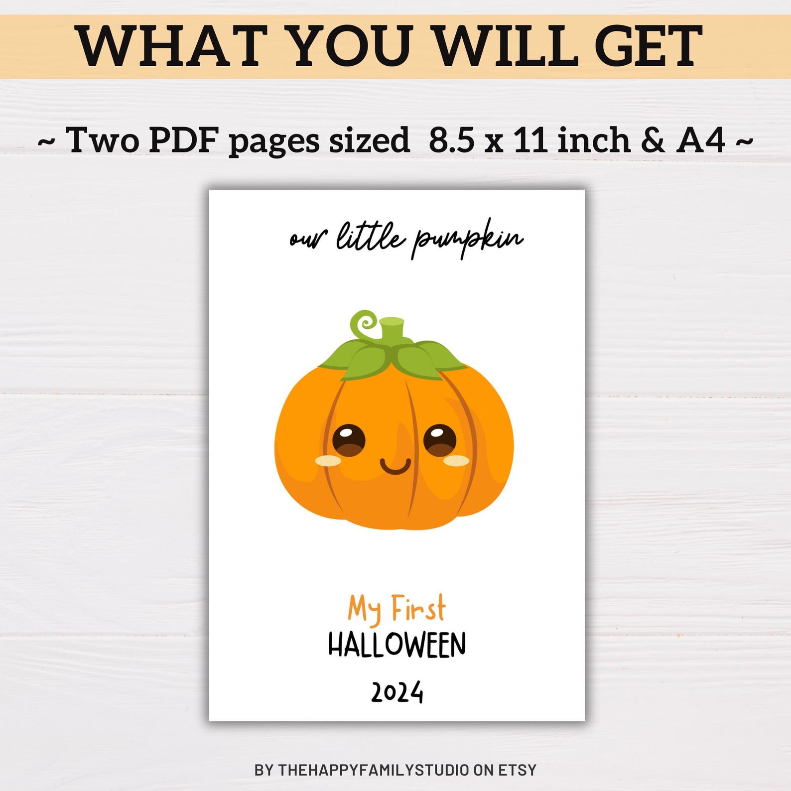 Halloween Footprint Art Printable, Pumpkin Footprint Craft, Pumpkin ...