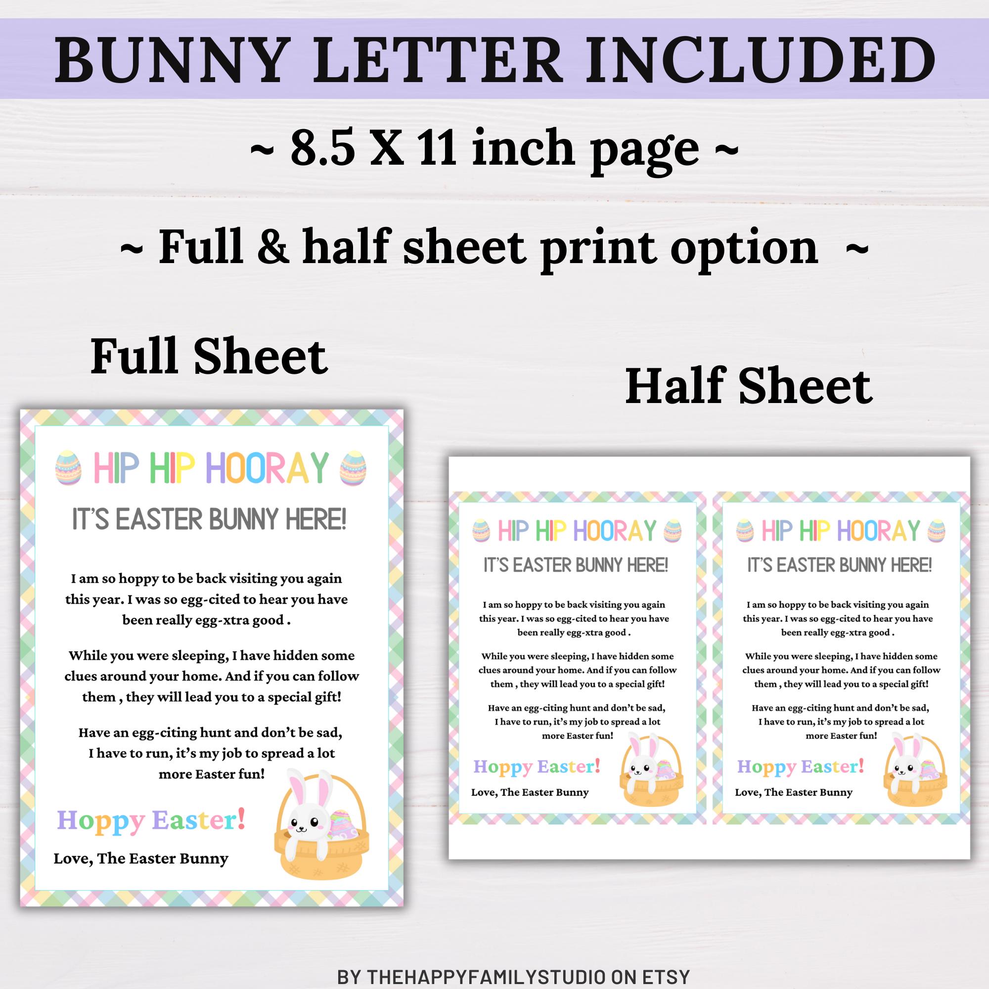 Indoor Easter Egg Treasure Hunt, Easter Scavenger Hunt for Kids, Easter ...