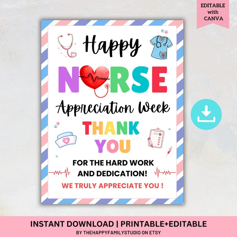 Nurse Week Signs - Etsy