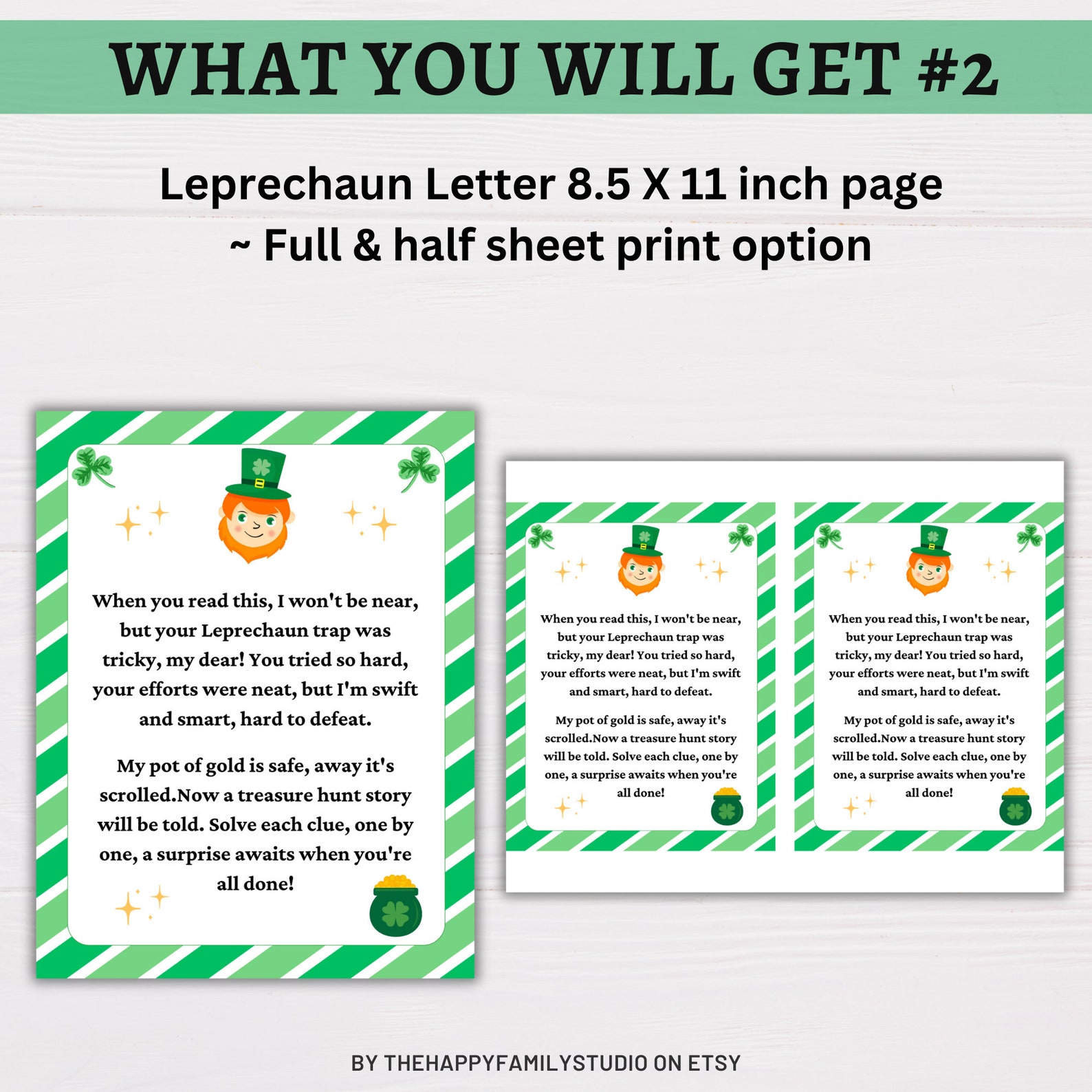 St. Patrick's Day Scavenger Hunt for Kids, Leprechaun Treasure Hunt ...