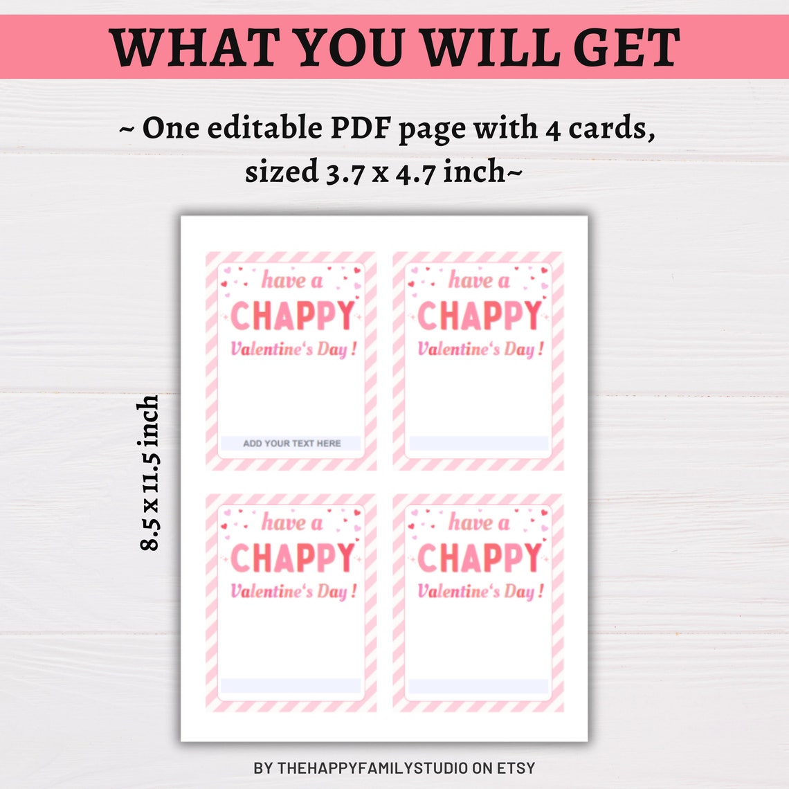 Printable You're the Balm Valentine's Day Card, Editable Lip Balm ...