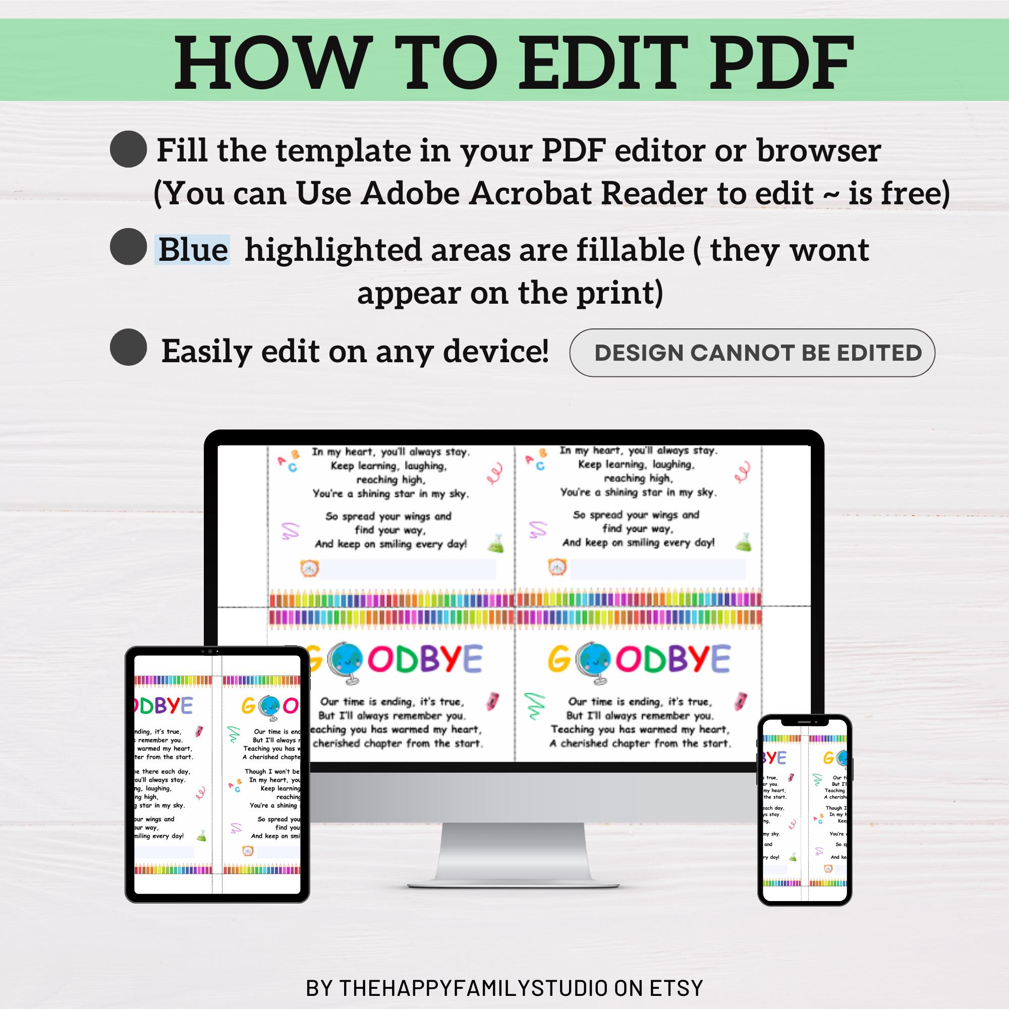 End of School Year Poem Gift From Teacher to Student, End of Year Gift ...