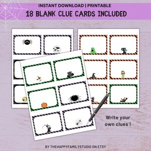 Halloween Scavenger Hunt for Kids, Ultimate Indoor Halloween Treasure ...