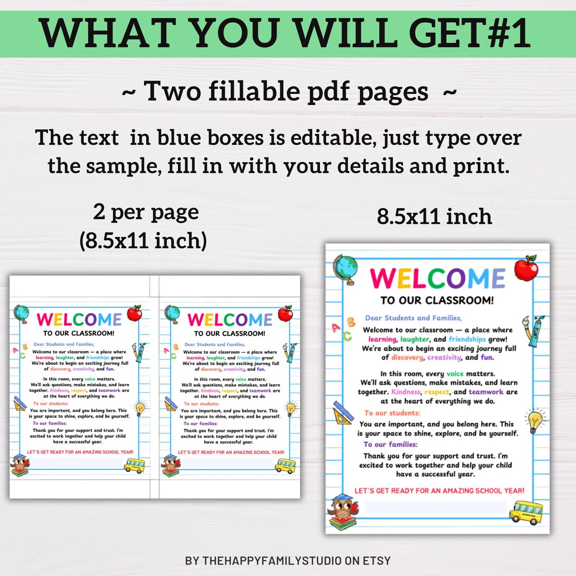 Welcome Back to School Letter for Parents and Students, First Day of ...