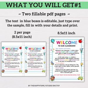 Welcome Back to School Letter for Parents and Students, First Day of ...