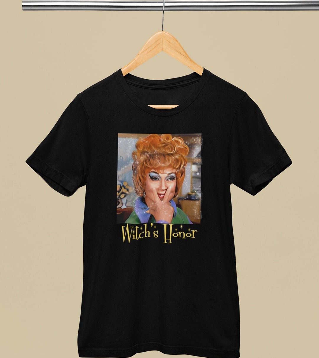 Endora Bewitched Witch's Honor Graphic T-shirt by Patrick Scott Designs ...