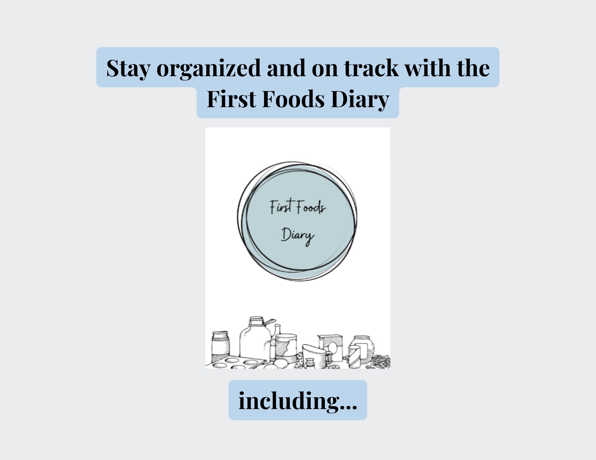 Baby Blue First Foods Diary | 100 First Foods Challenge | Baby Led ...