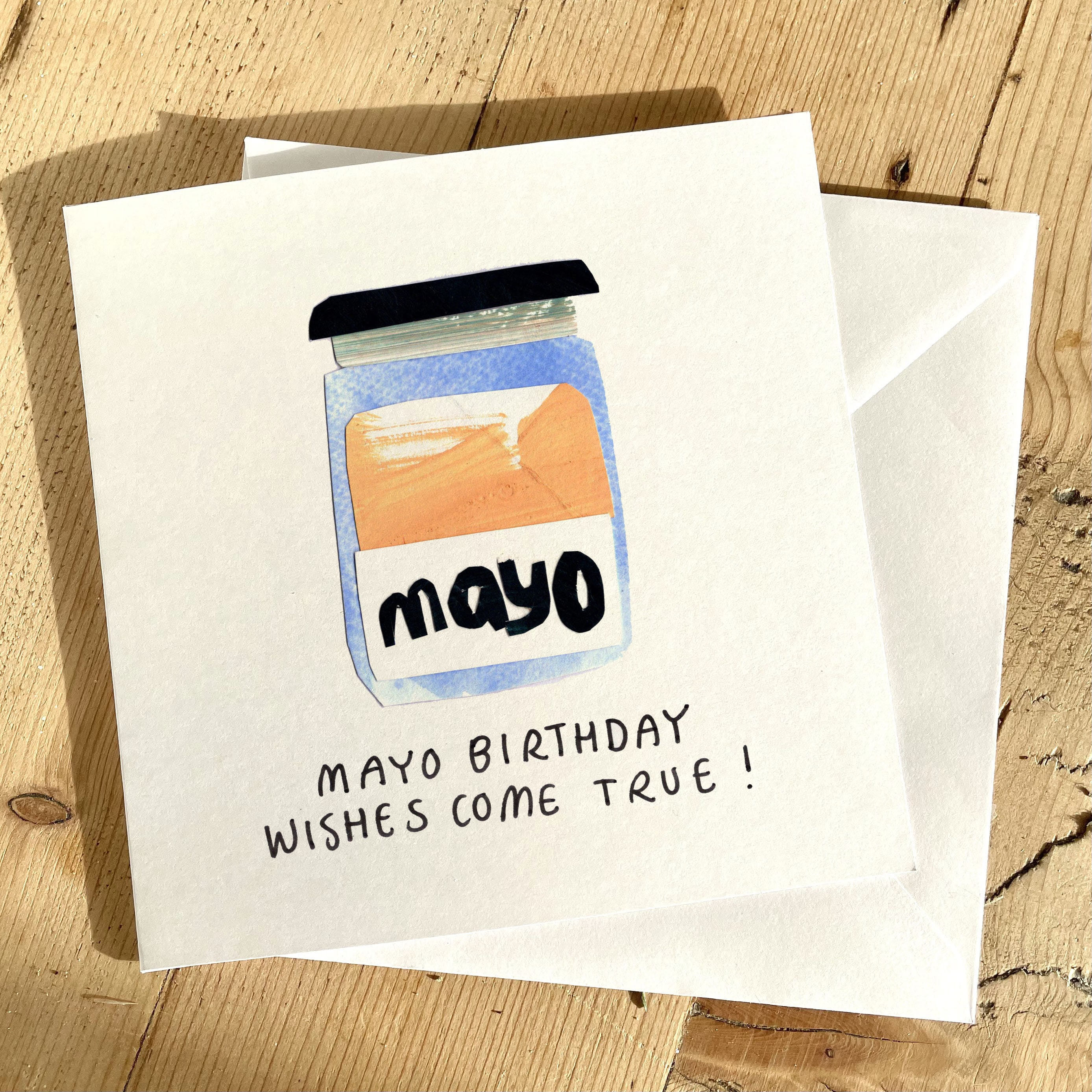Funny Birthday Card 'mayo Birthday Wishes Come True' - Etsy