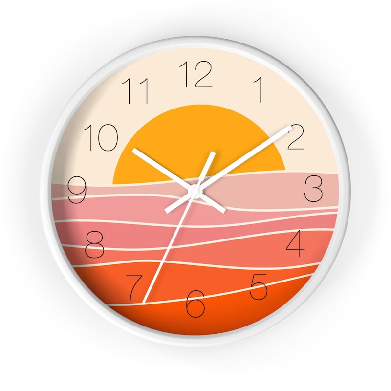 Wall Clock With Numbers - Etsy