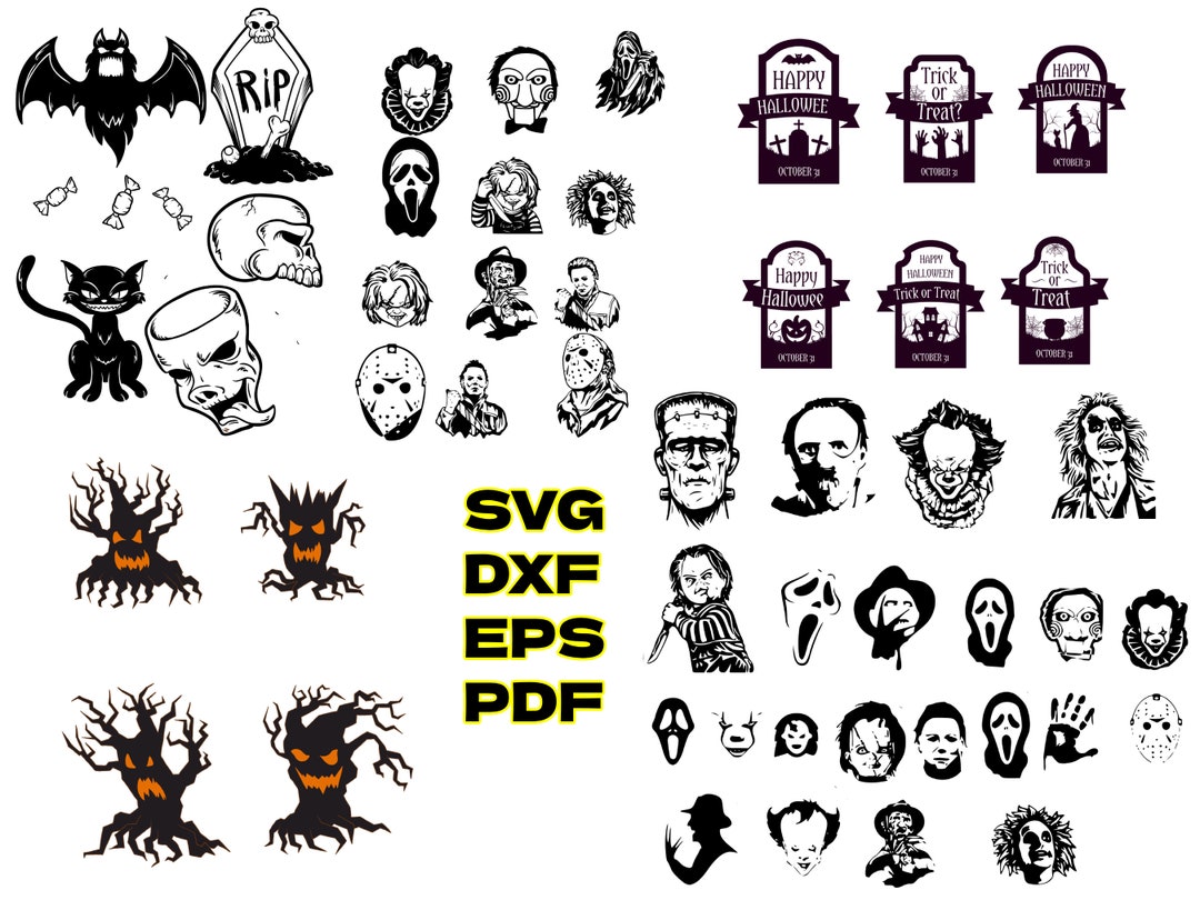 Horror SVG Bundle Halloween Horror SVG Horror Friends Svg - Etsy Australia
