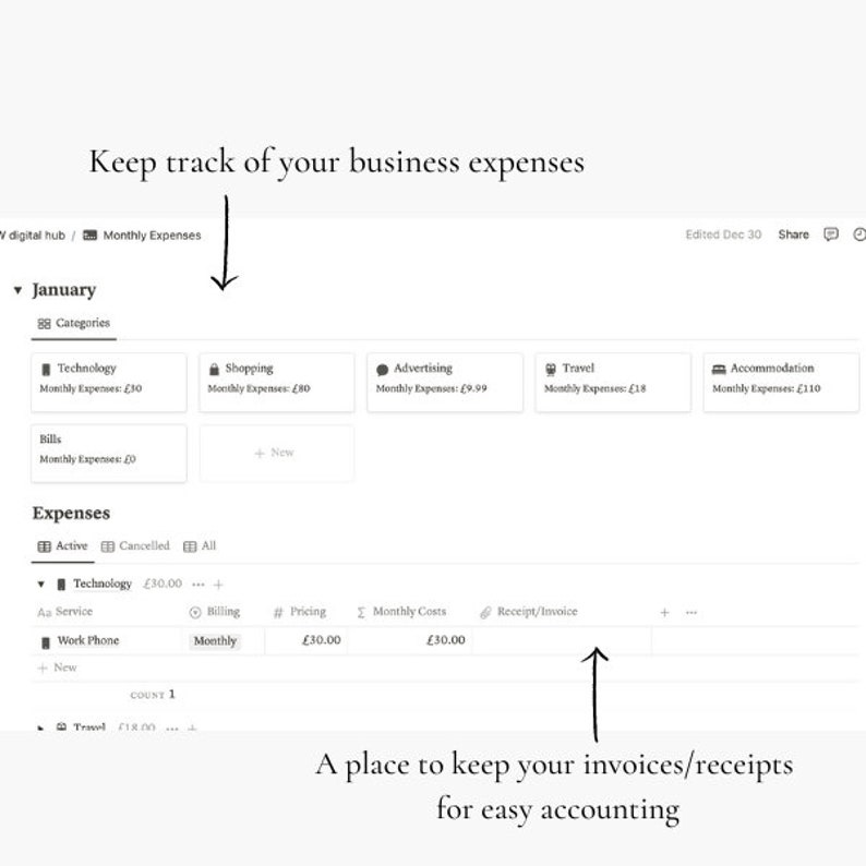 The SW Digital Hub / Notion All in One Planner for Adult Content ...