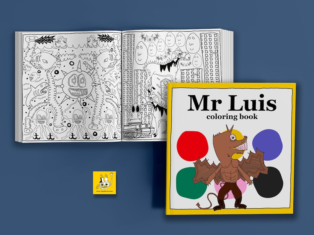 Alternative Coloring Book for Adults and Kids - Jumbo 12'' X 12'' - 20 ...