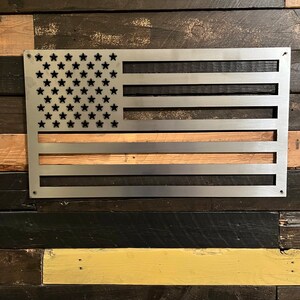 American Flag Steel Art - Etsy