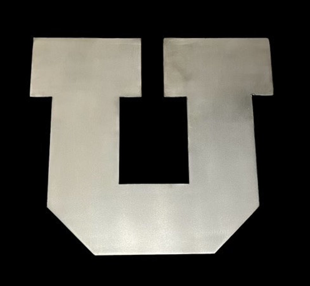 University of Utah Block U Steel Cutout - Etsy