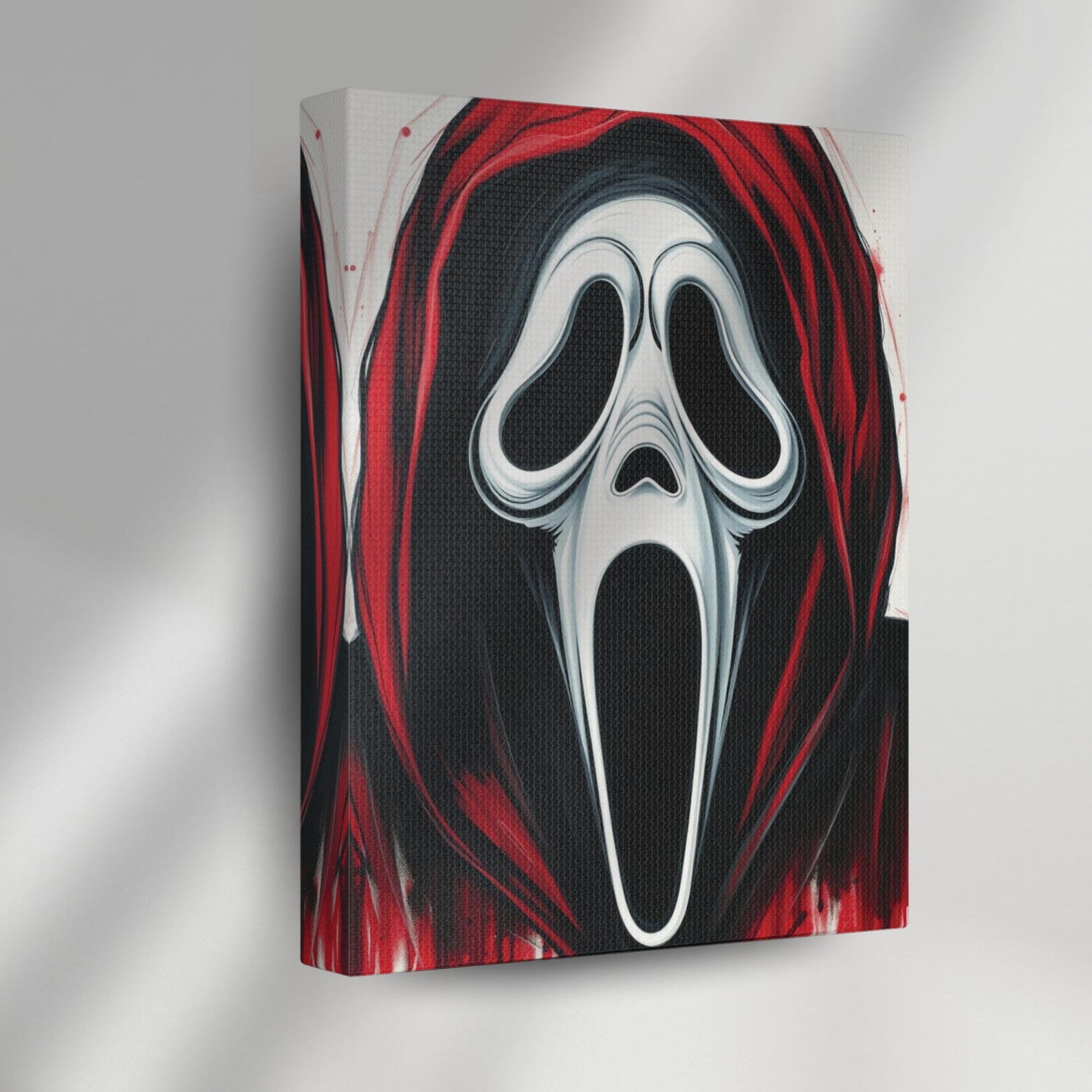 Ghostface Scream Gallery Canvas for Horror Fans, Scream Franchise Wall ...