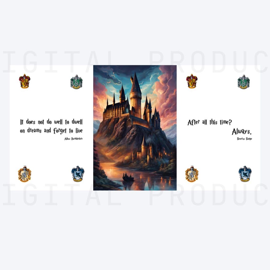 Harry Potter Hogwarts Movie Poster, Digital Poster in 4 Sizes, Harry ...