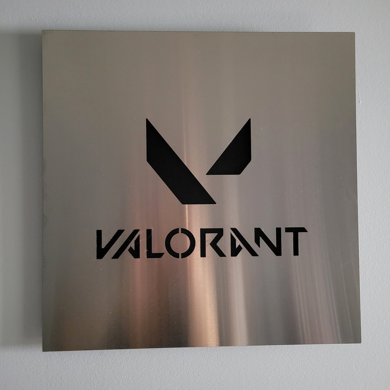 Valorant Stainless Steel Logo - Etsy