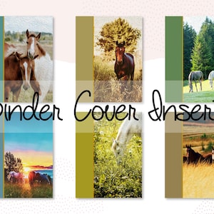 Horse Printable Binder Cover Sets | Plus Matching Binder Backs & Spines ...