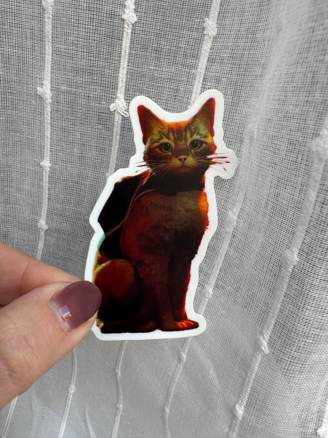 Stray Cat Sticker | Playstation Video Game Cat Sticker - Etsy
