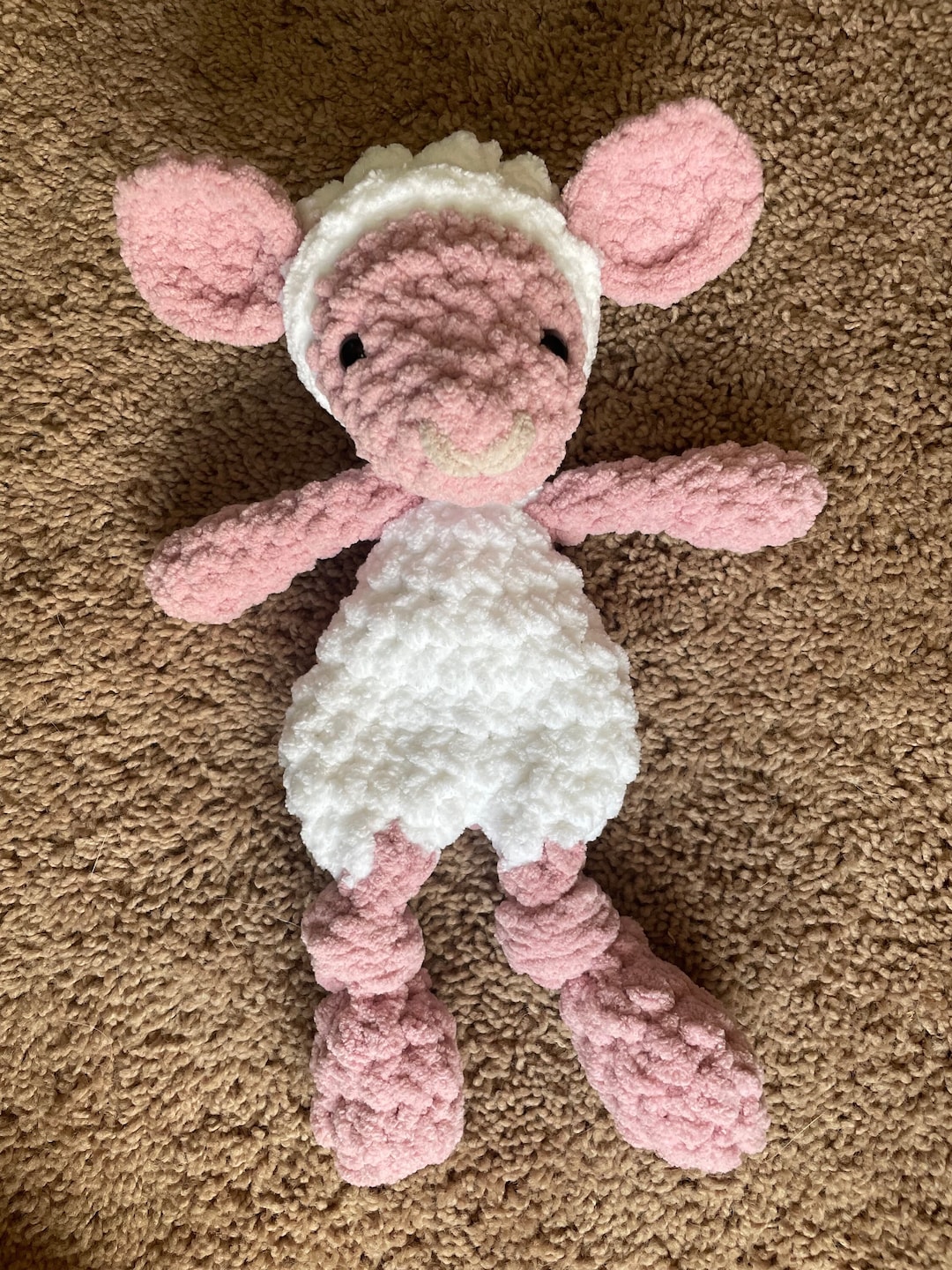 Custom Mini Lamb Snuggler | Lamb Lovey | Mini Lovey | Lamb Snuggler ...
