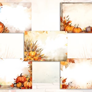 Watercolor Thanksgiving Backgrounds, Texture Background for ...