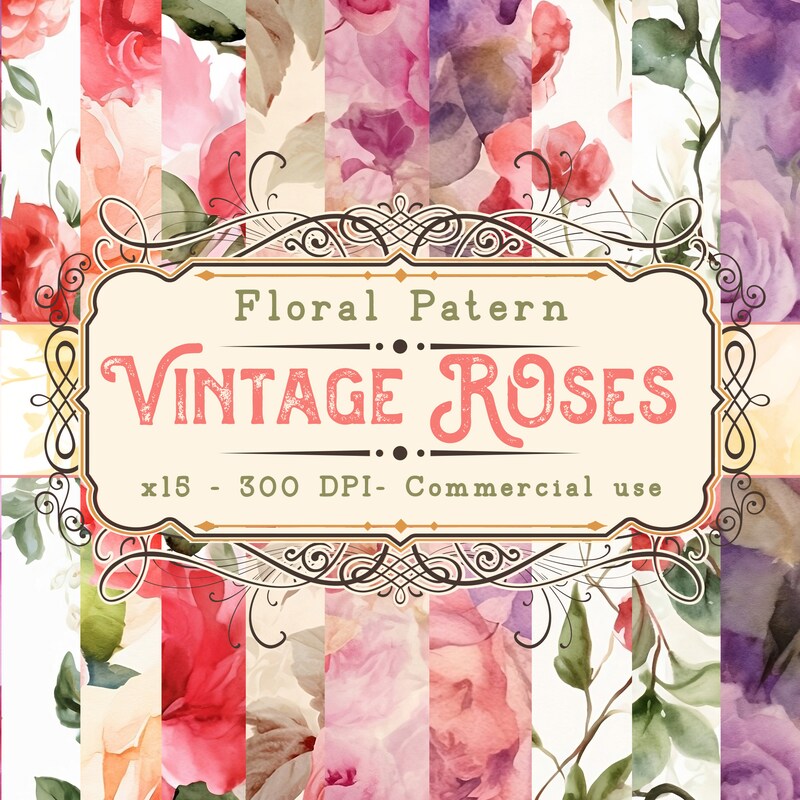 Floral Backgrounds - Etsy