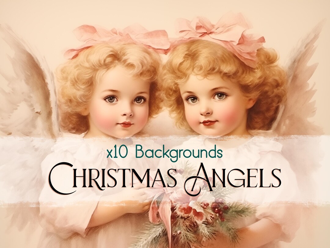 Christmas Angels Backgrounds, Beautiful Baby Angels Backgrounds for ...