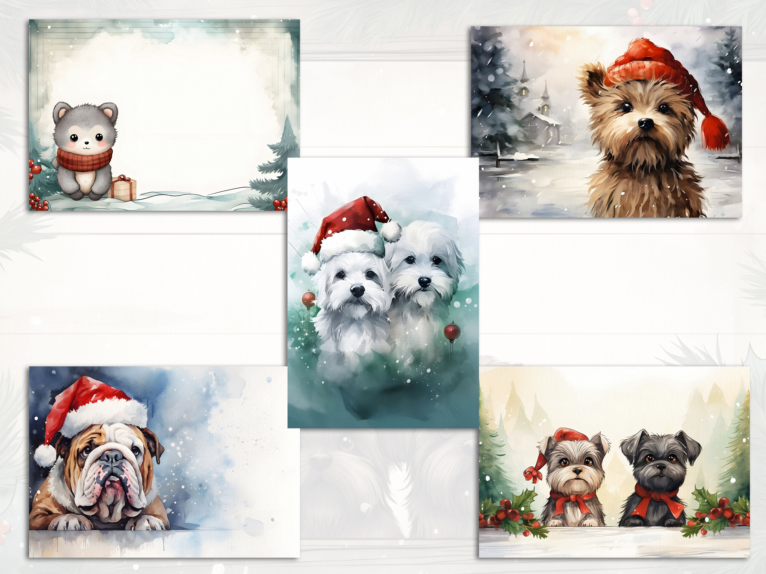 Watercolor Clipart Cats and Dogs Backgrounds, Cute Pets Background for ...