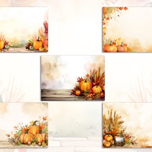 Watercolor Thanksgiving Backgrounds, Texture Background for ...