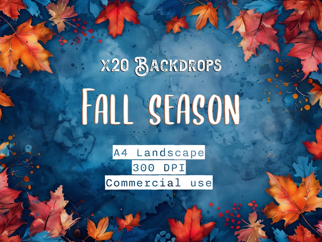 Watercolor Fall Backgrounds, Autumn Texture Background for the Fall ...