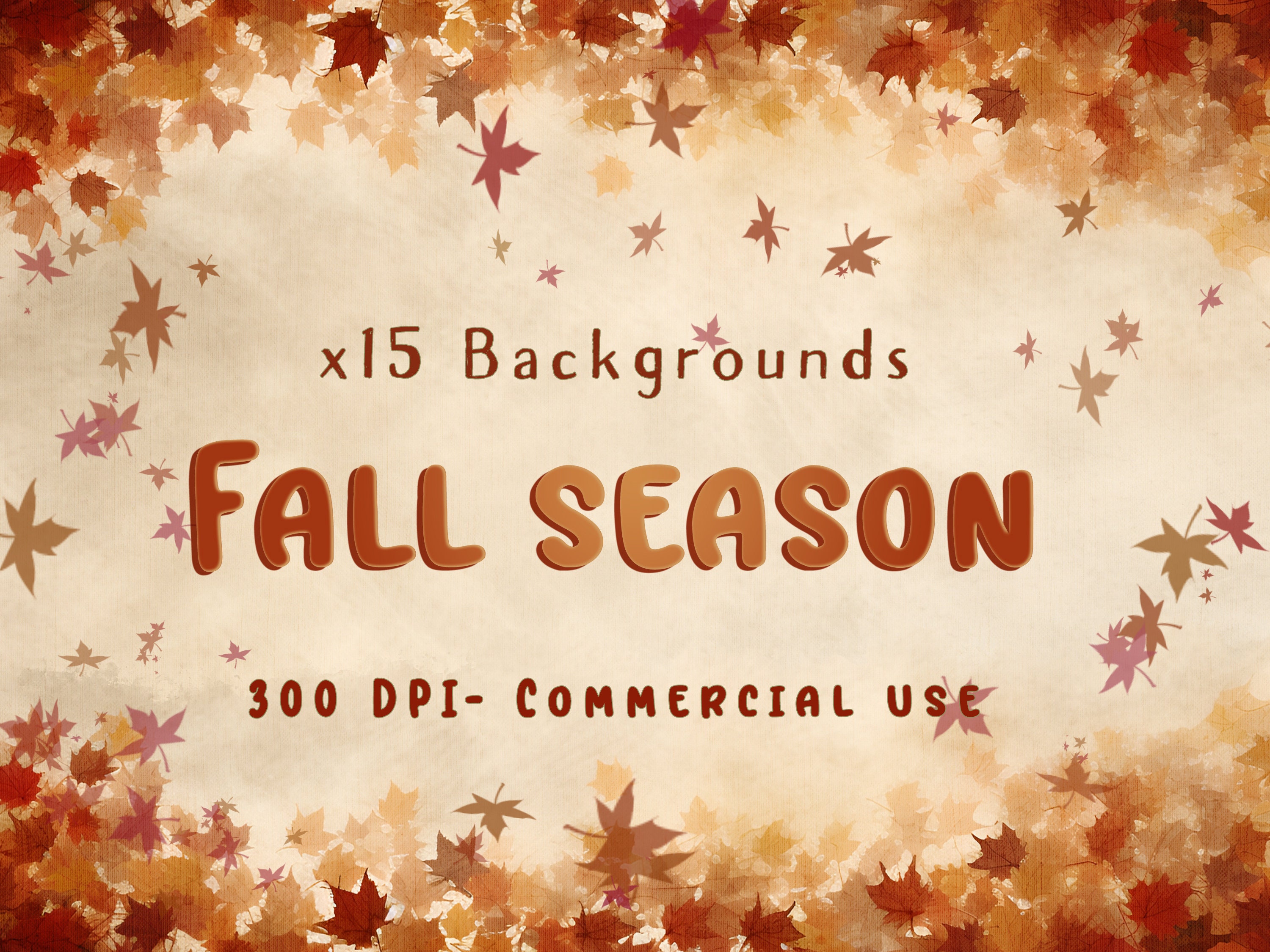 Watercolor Autumn Backgrounds, Texture Background for Fall and Autumn ...