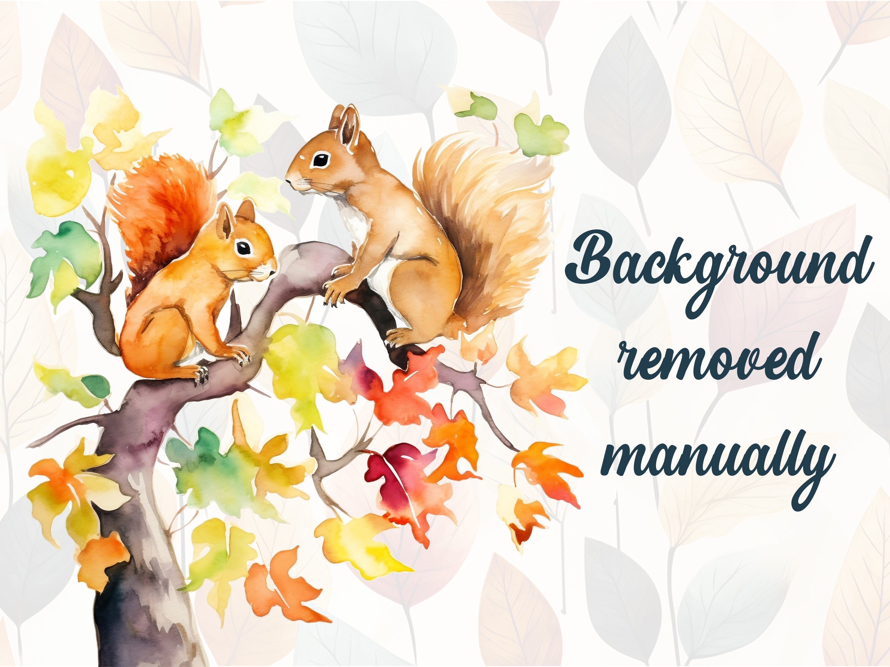 Watercolor Fall Season Clipart Bundle, Watercolor Autumn PNG for ...