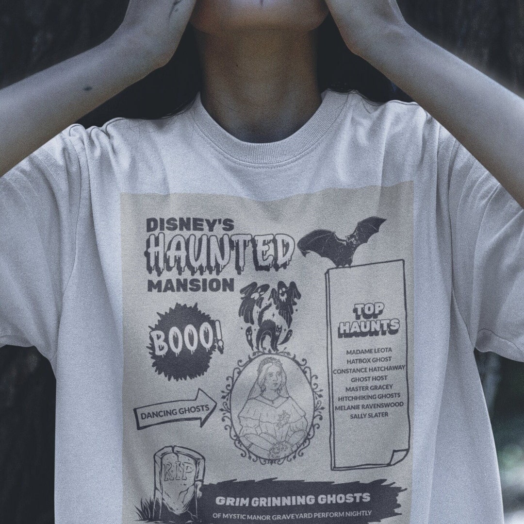 Disney's Haunted Mansion Oversized Vintage T-shirt / Haunted Mansion ...