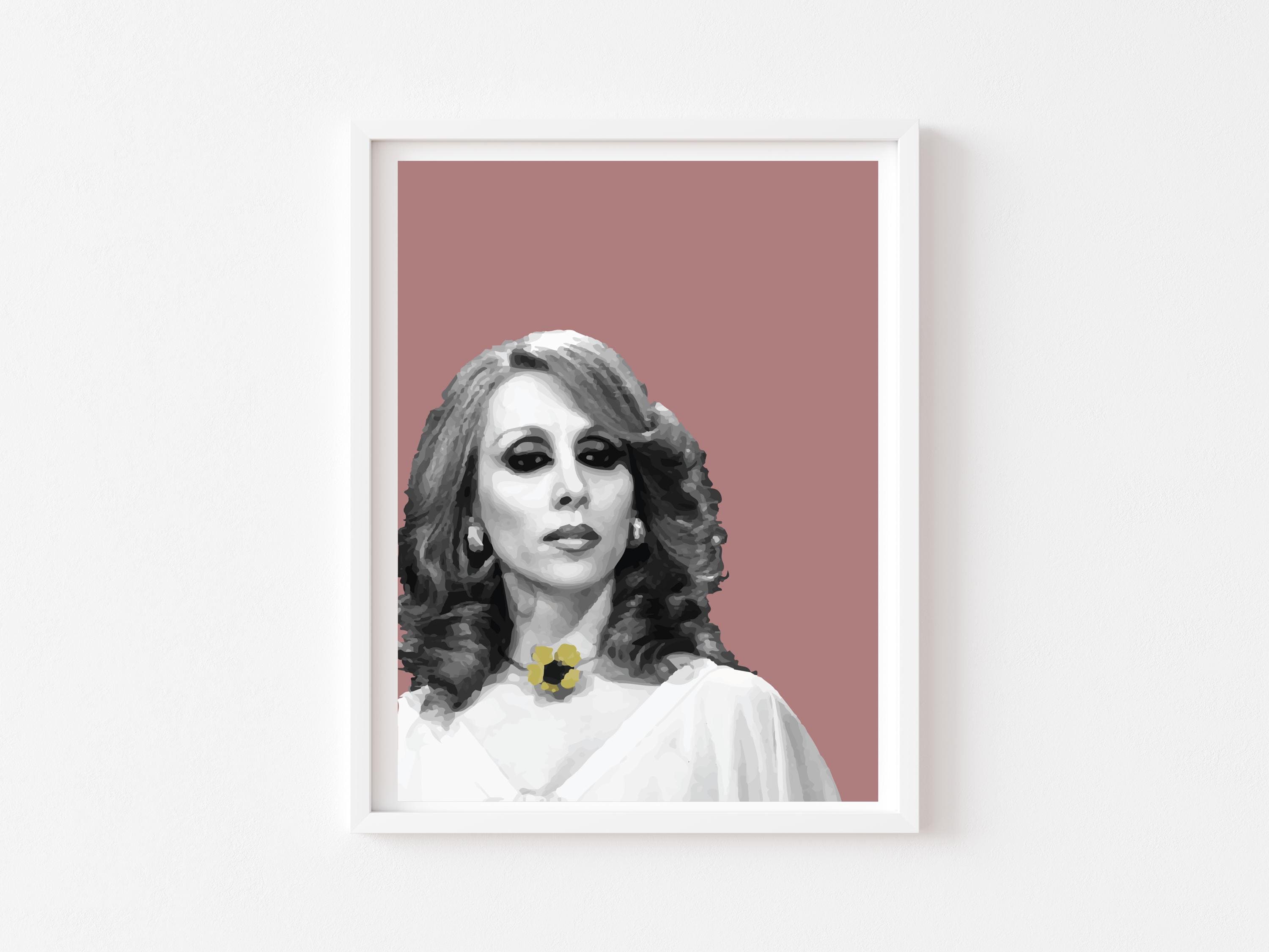 FAIRUZ LEBANON Poster - Arab Art Print Affiche Digital Download Beirut ...