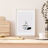 Hi Kifak Cava Colorful Lebanese Arabic Kitchen Wall Art Coffee Talk ...