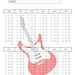 Guitar Practice Chart, Practice Log, Guitar Teacher, Guitar Practice ...