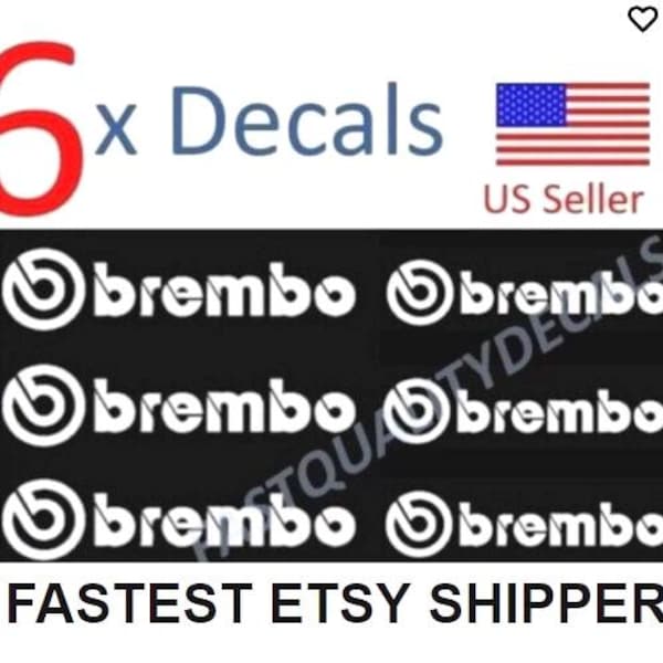 Custom Brake Caliper Sticker - Etsy