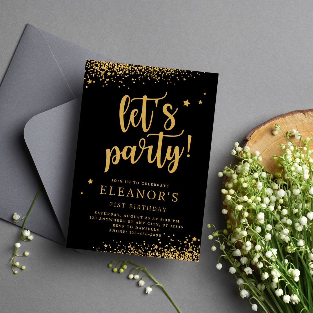 Birthday Invitation Card, Birthday Invite, Invitation Cards, Invitation ...