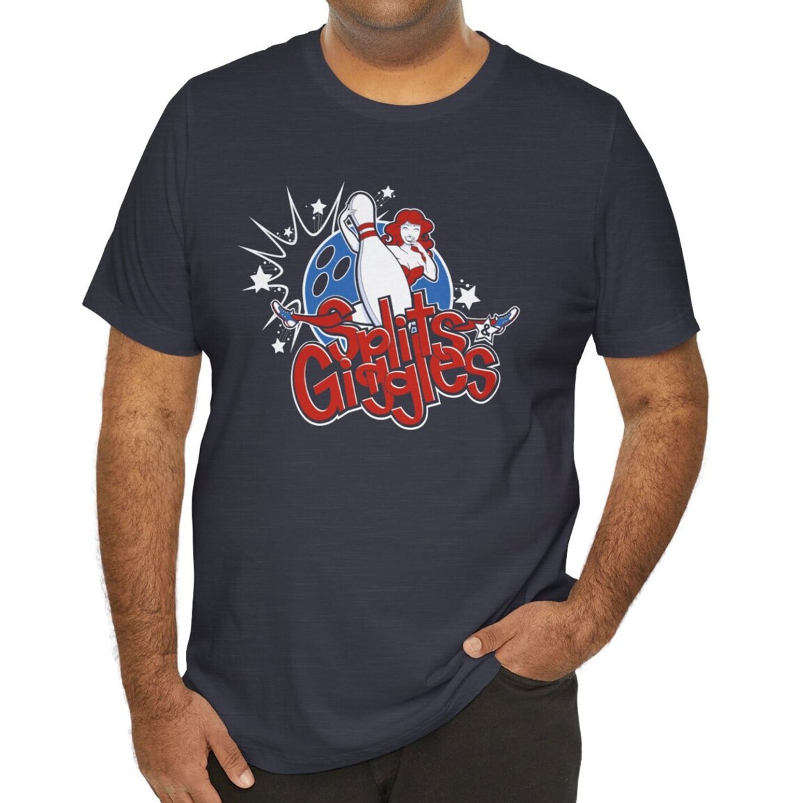 Splits and Giggles Funny Unisex Bowling Tshirt Bowling Team Shirt Retro ...