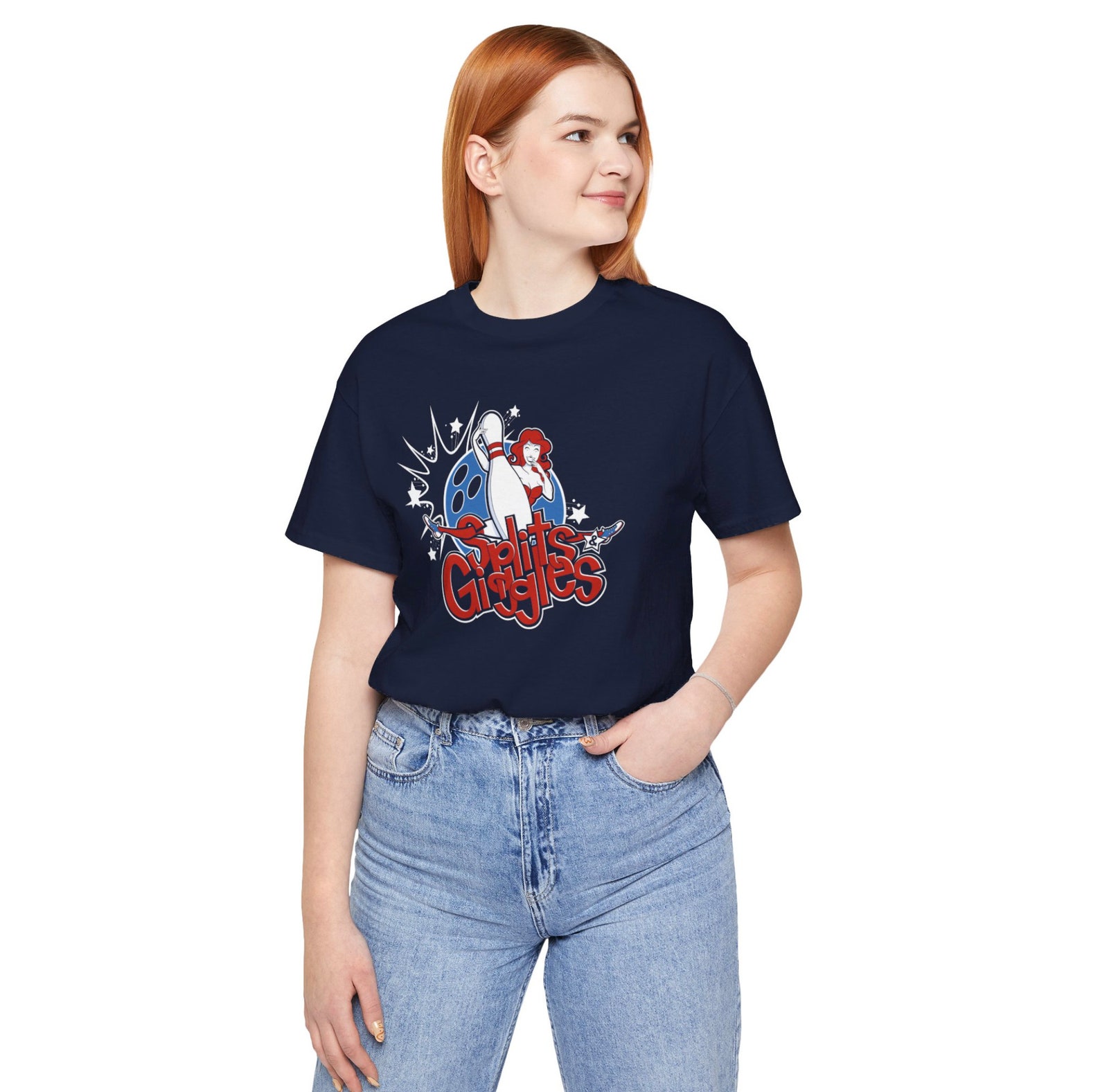 Splits and Giggles Funny Unisex Bowling Tshirt Bowling Team Shirt Retro ...