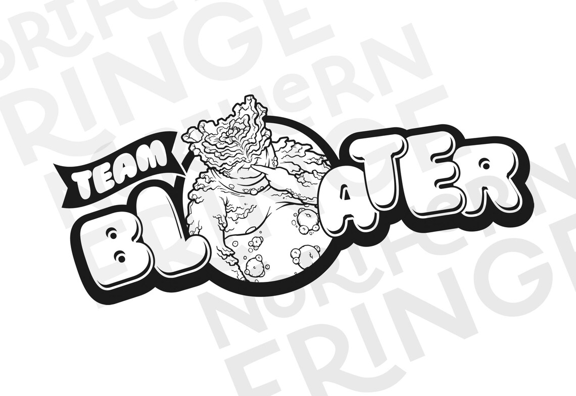 The Last of Us Fan Art, TLOU Original Art, SVG, Bloater Cut File, Team ...