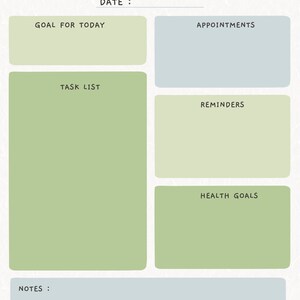 Digital Printable Daily Planner - 3 Designs Included, Minimalistic ...