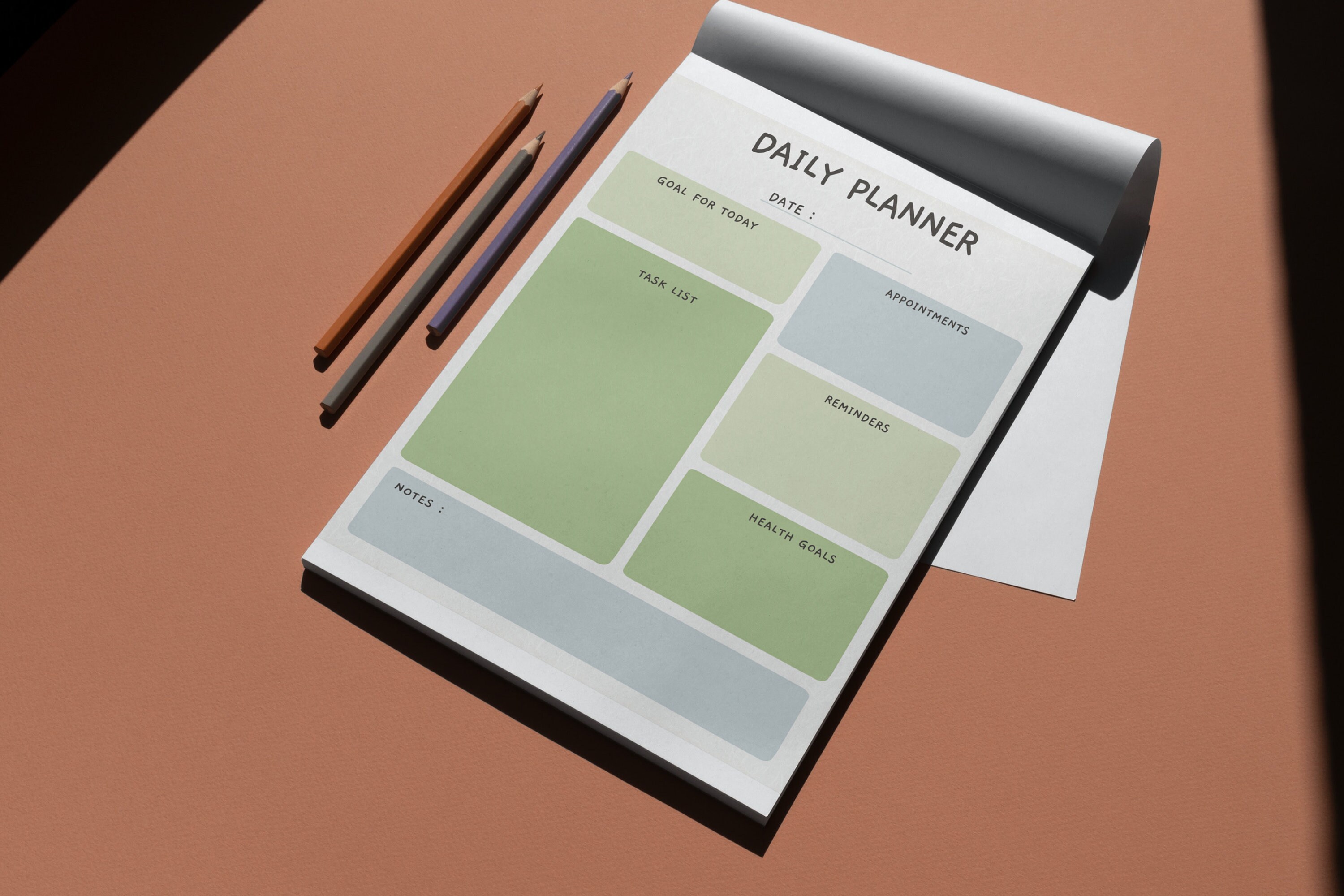 Digital Printable Daily Planner - 3 Designs Included, Minimalistic ...