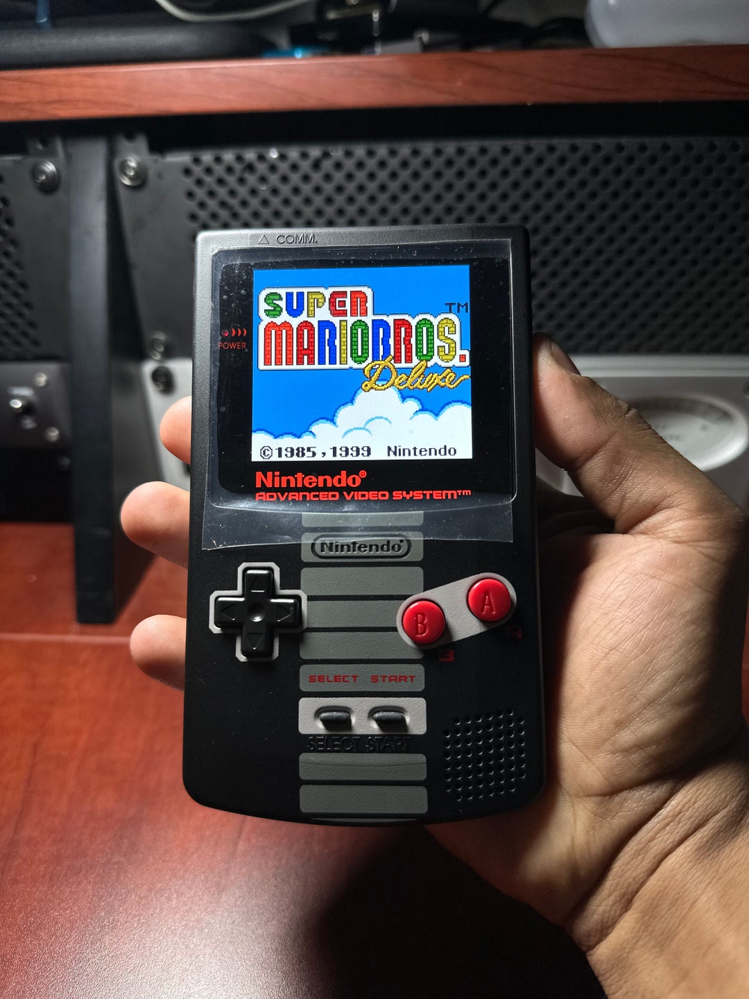 NES Themed Backlit Modded Game Boy Color GBC Laminated IPS - Etsy