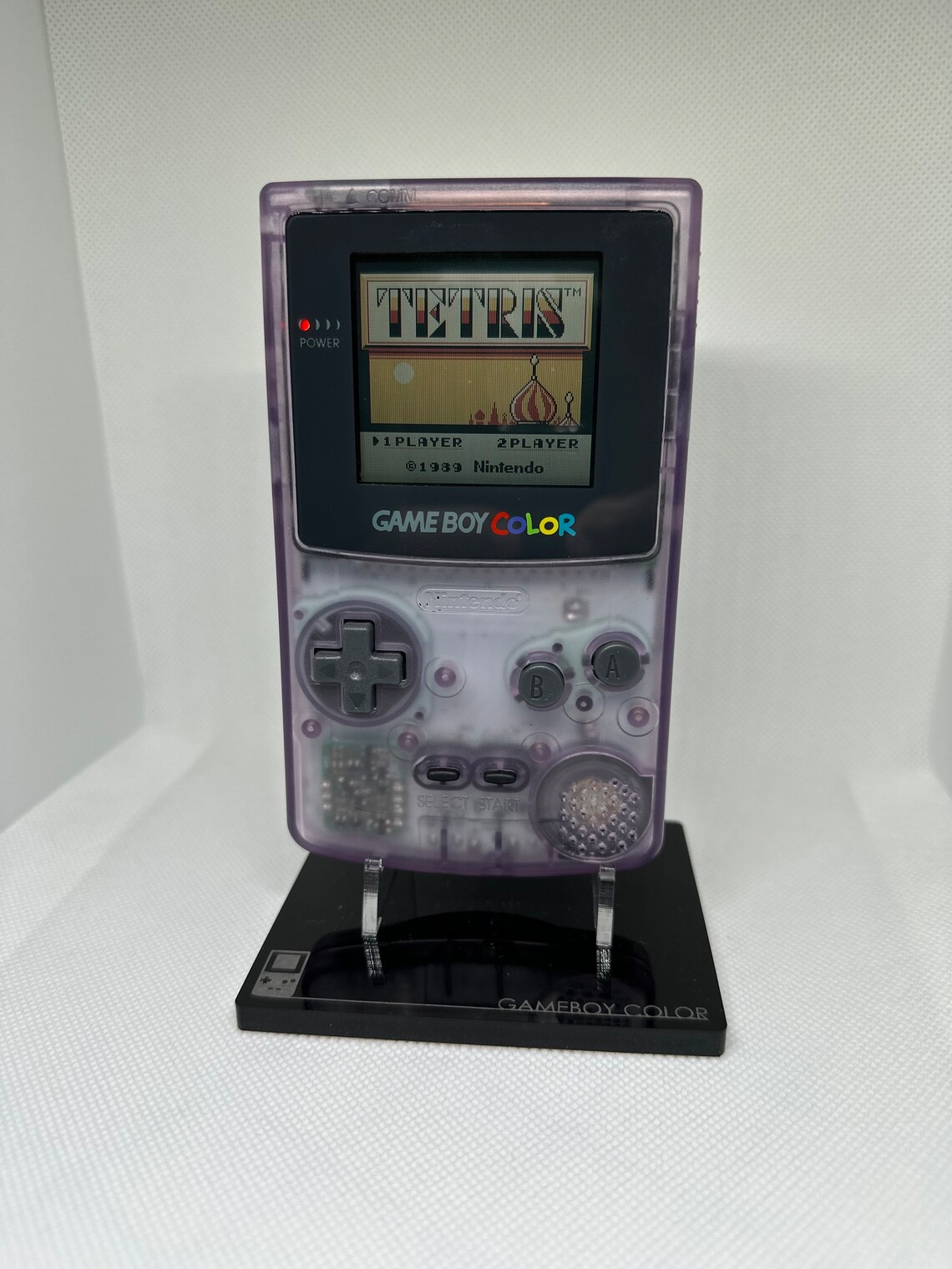 Nintendo Game Boy Gameboy Color Atomic Purple + New Screen Filter ...