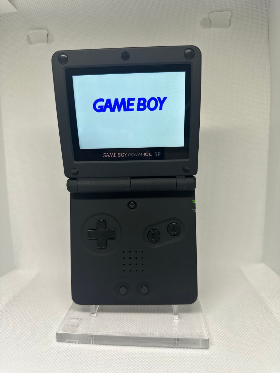 Game Boy Advance SP Matte Black - Upgraded Backlit Screen Mod ...